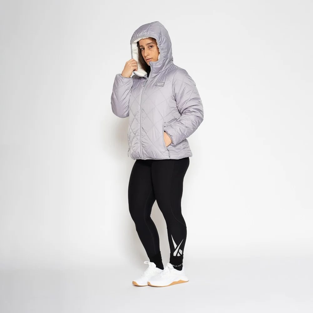Casaca Training | PUFFER REVERSED TO SNOW FLEECE | Mujer - Reebok Perú