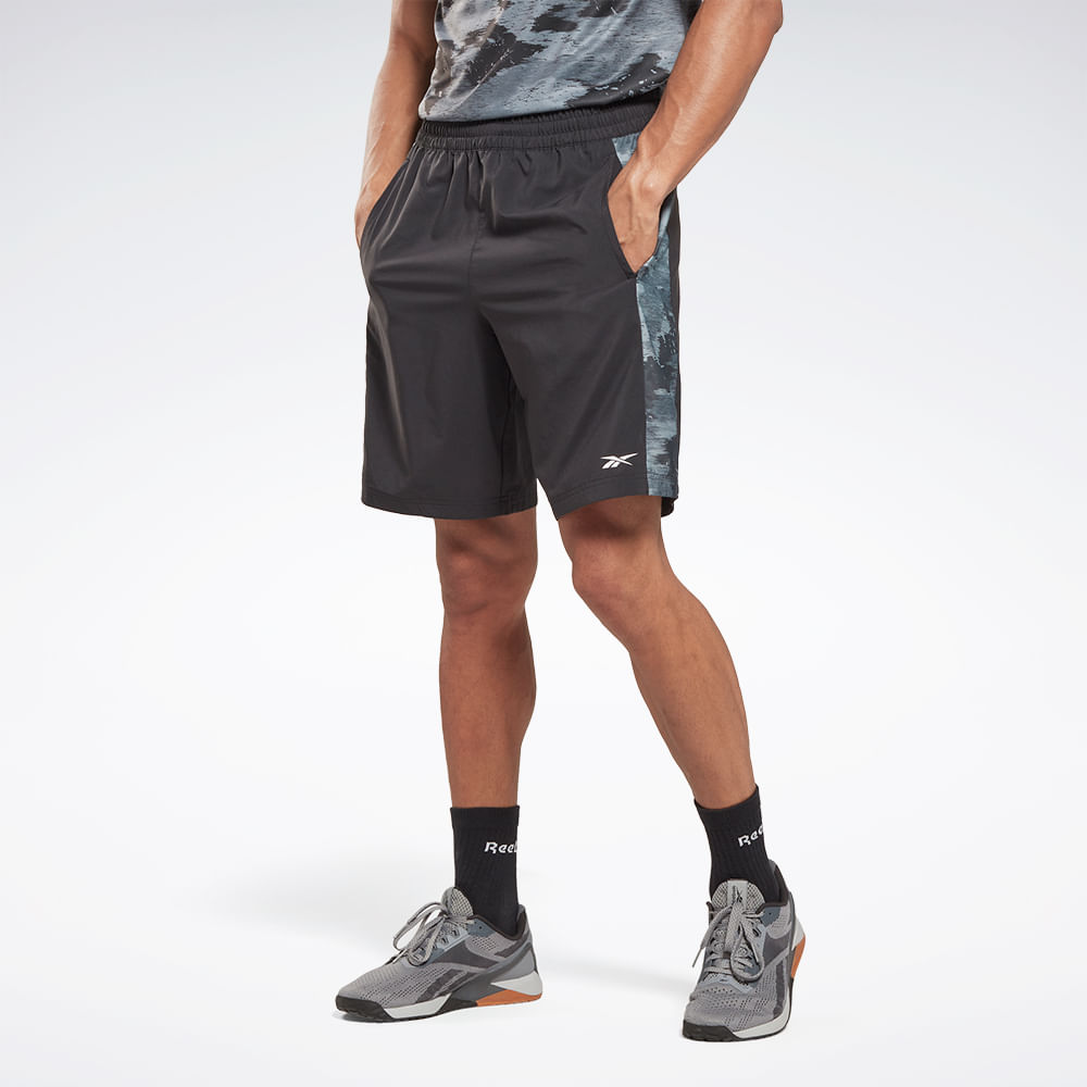 Pantalón Corto Training Camo Woven Hombre|Reebok