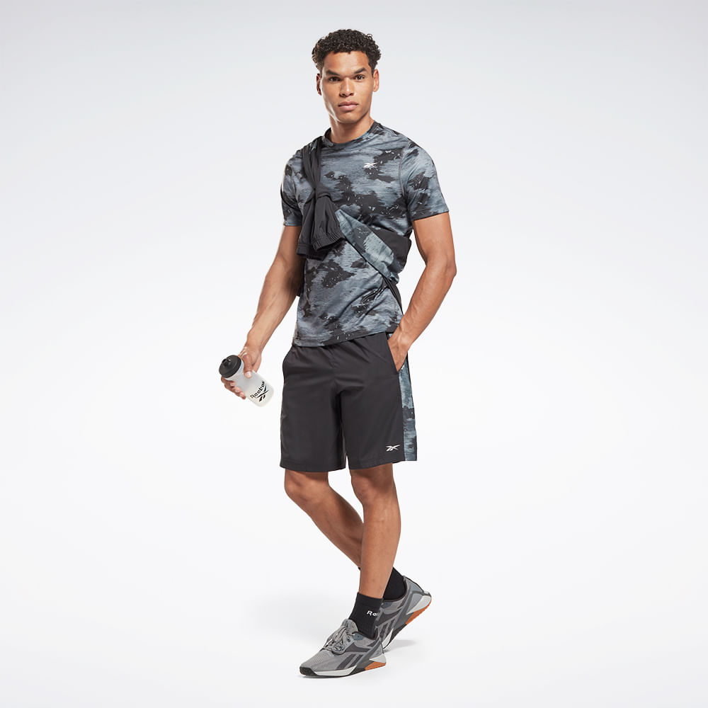 Pantalón Corto Training Camo Woven Hombre|Reebok